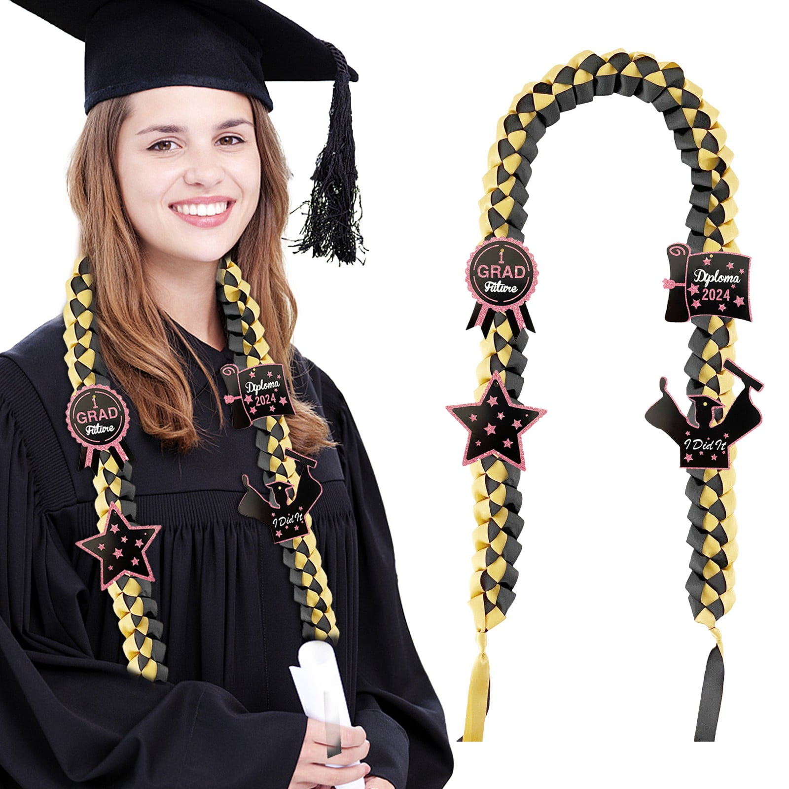 Decoration & Clearance Graduation Leis 2025 Graduate Ribbon Class Of ...