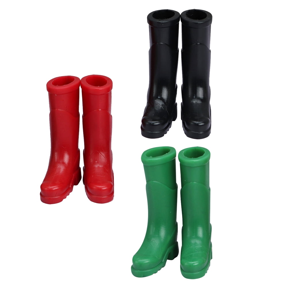 Decoration Doll House Working Boot 9 Pairs Simulation Rain Boots Model ...