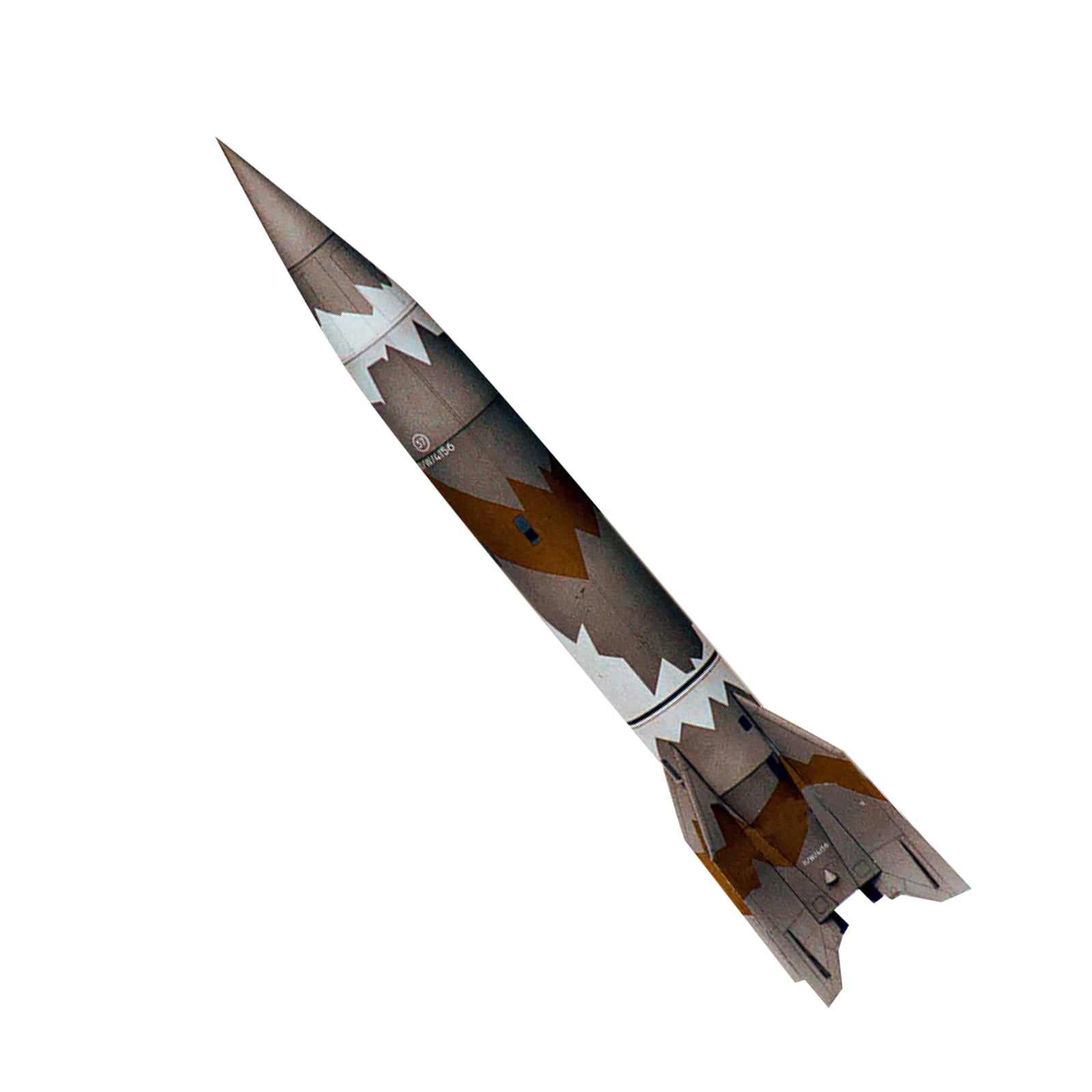 Decoration Mini Model Collector's Edition V1 and V2 Missiles Paper ...