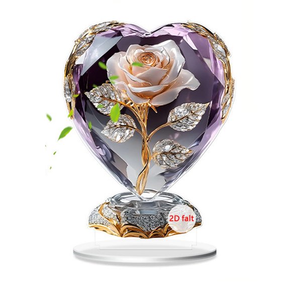 Decoration Ornamentative Acrylic Crystal 2D Printing Vase Crystal ...