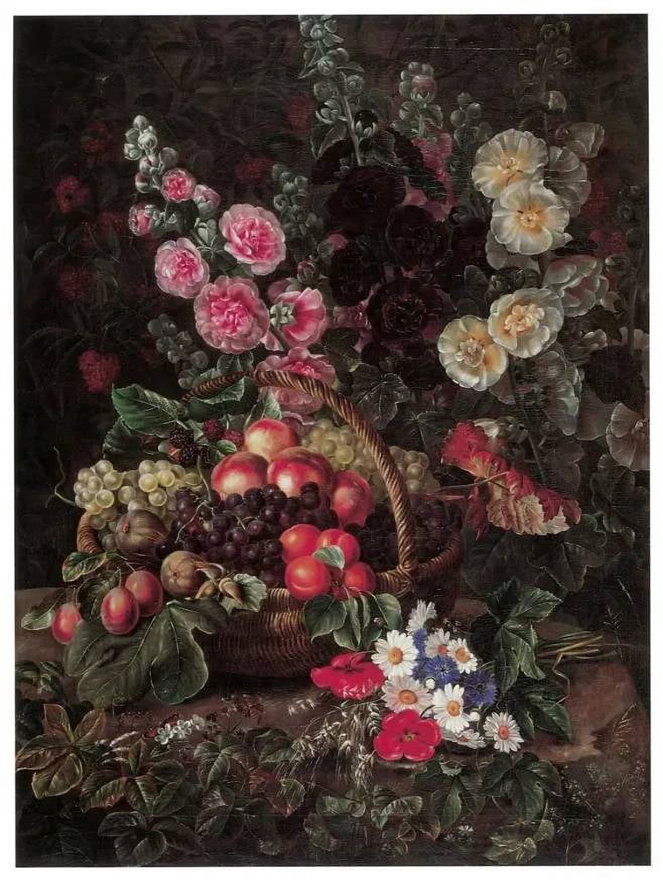 Decoration Poster.Home Room Interior design.Flower bouquet vase. 24 x ...