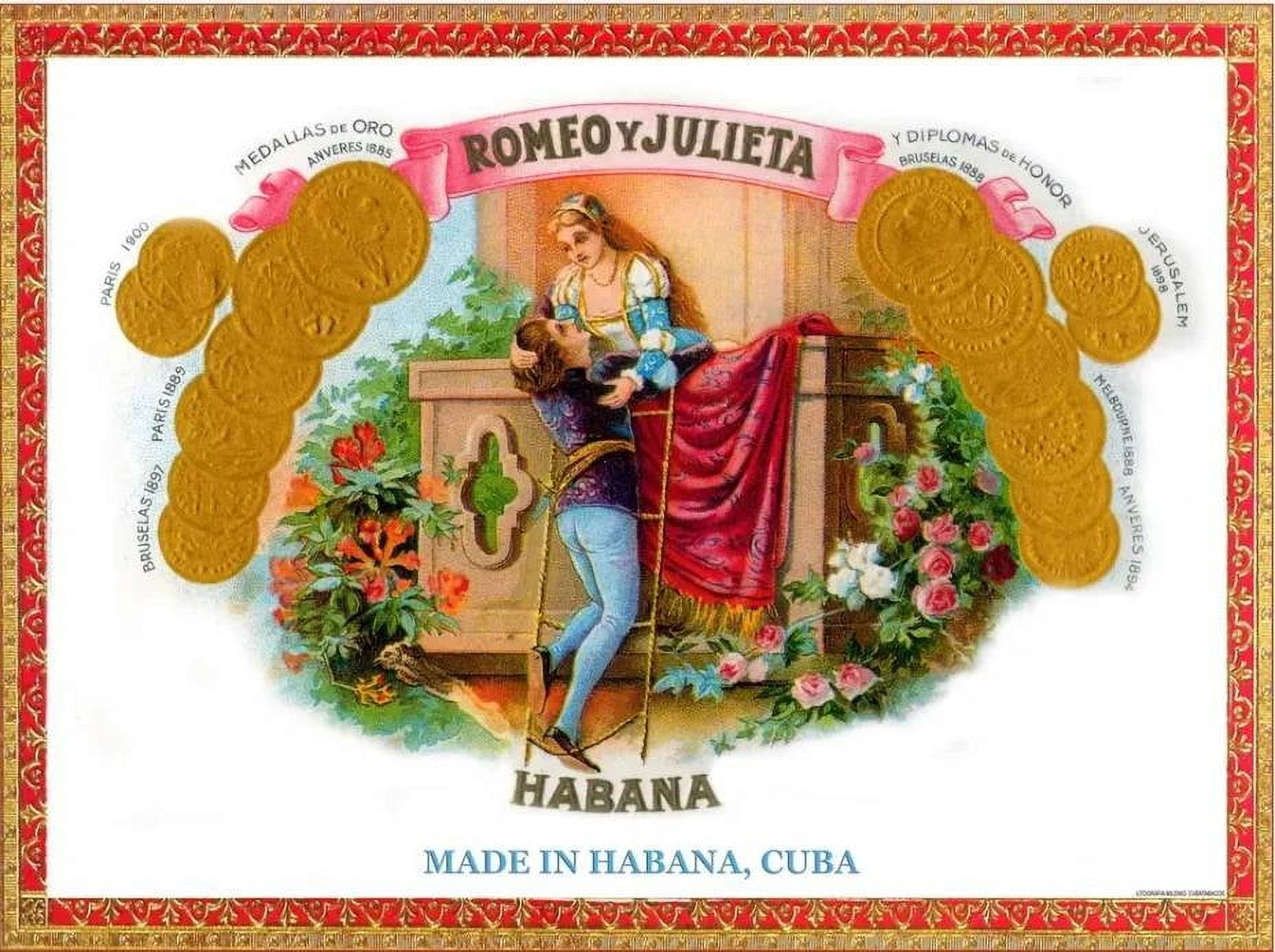 .Decoration Poster.Home Room interior design.Cuban cigar ad label 24 x ...