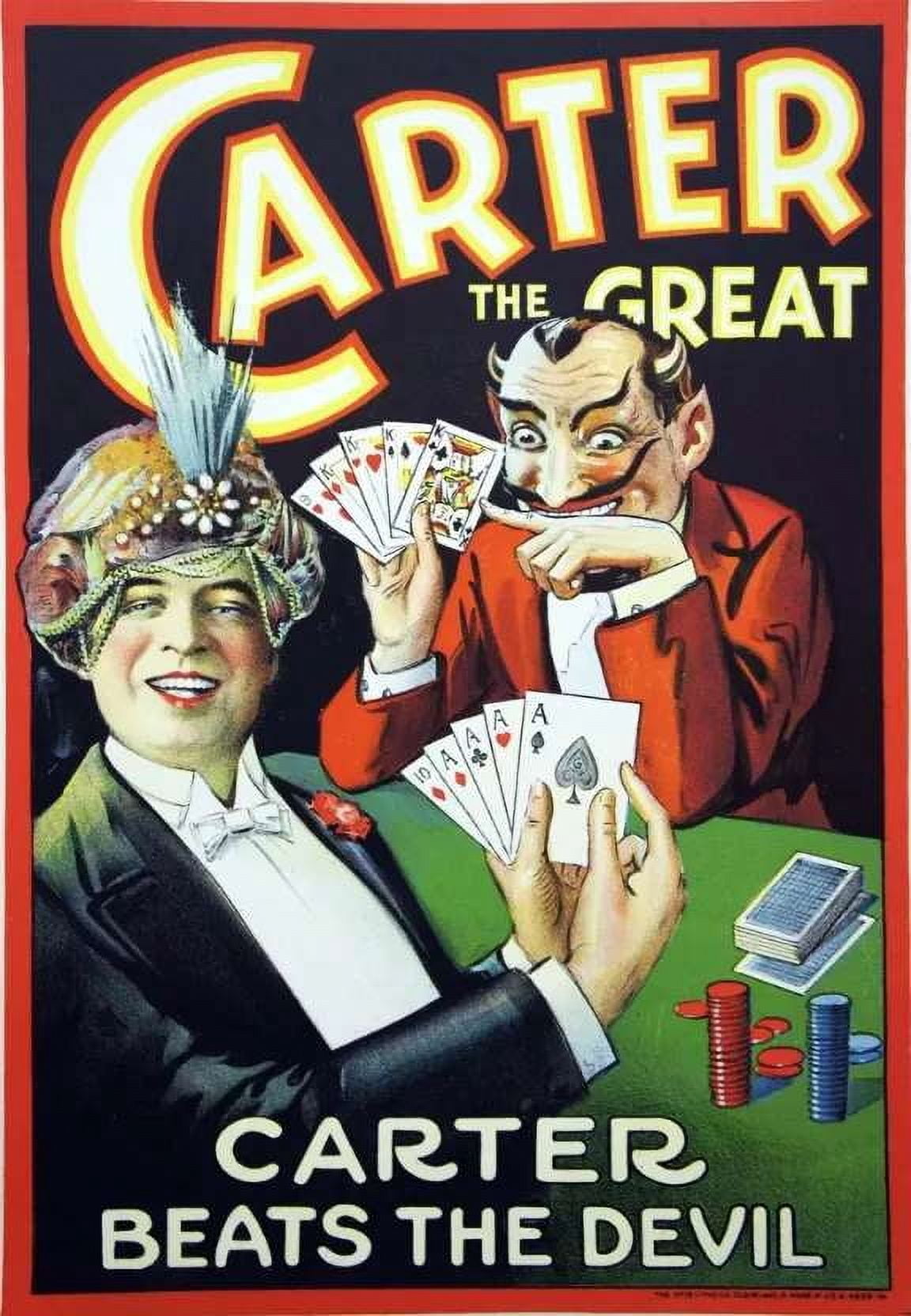 .Decoration Poster.Home Room wall.Art print design.Carter magician.card ...