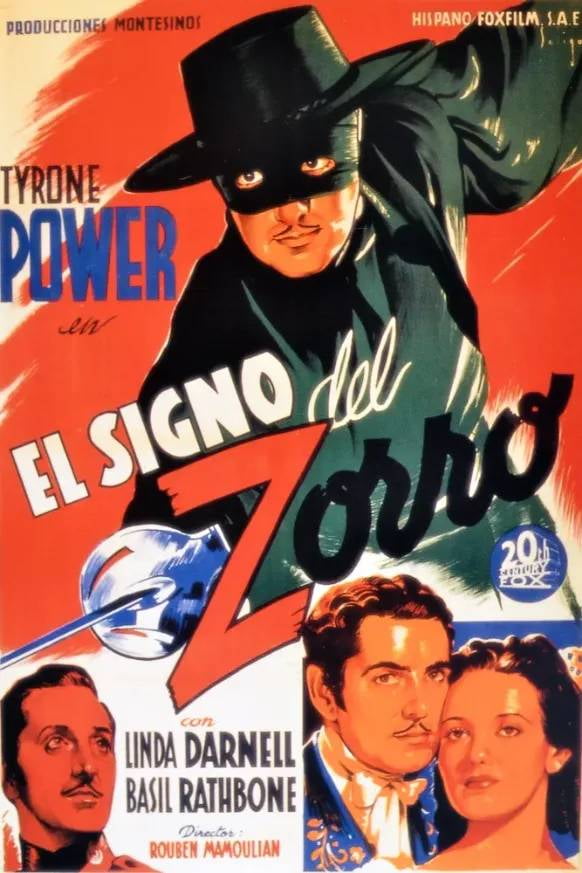 .Decoration Poster.Home Room wall.Art print design.Sign of Zorro in ...