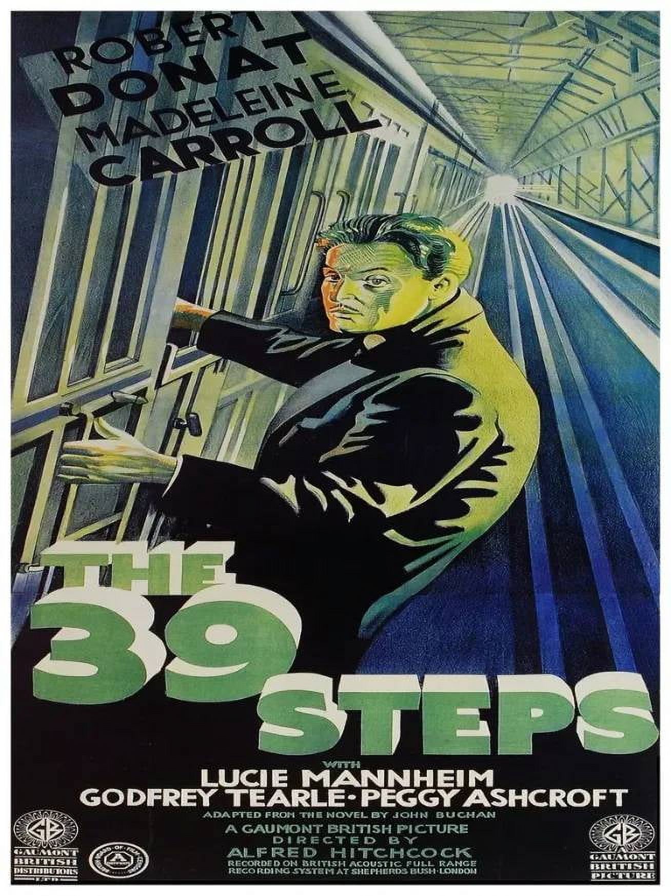 .Decoration Poster.Home Room wall art design. Steps movie.Hitchcock ...