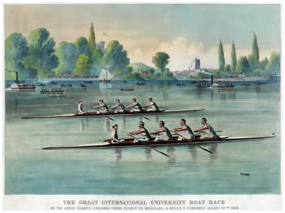 .Decoration Poster.Home Room wall art design print.Boat racing.Rowing ...