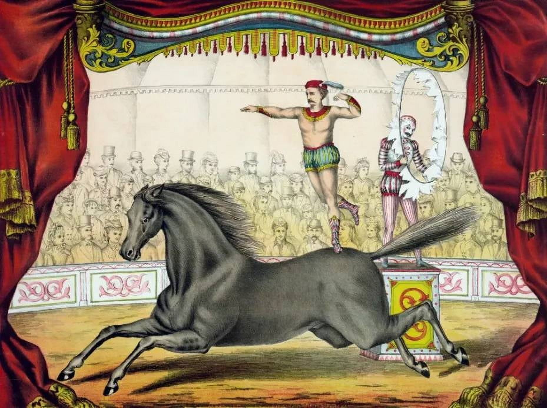 .Decoration Poster.Home Room wall design art print.Circus show ...