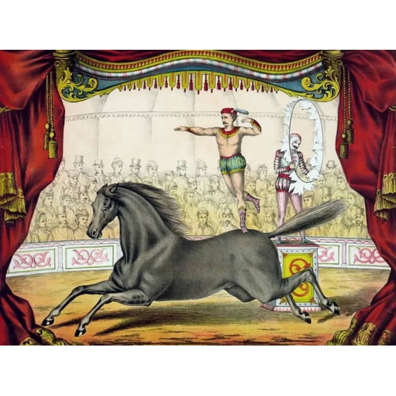 .Decoration Poster.Home Room wall design art print.Circus show ...