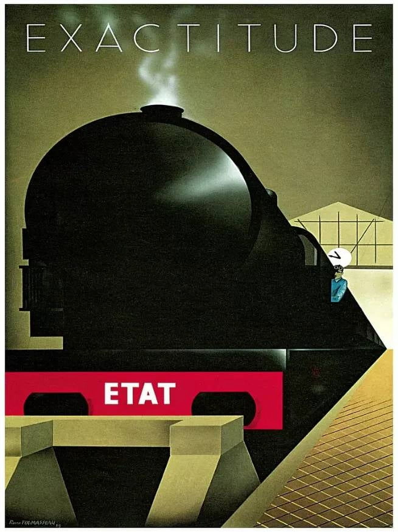 .Decoration Poster.Home Room wall interior design.Exactitude.Railroad ...