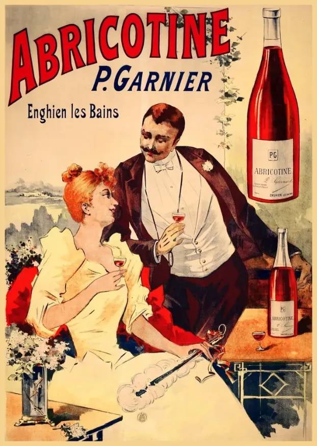Decoration Poster.Home room art.Interior design.Abricotine Garnier wine ...