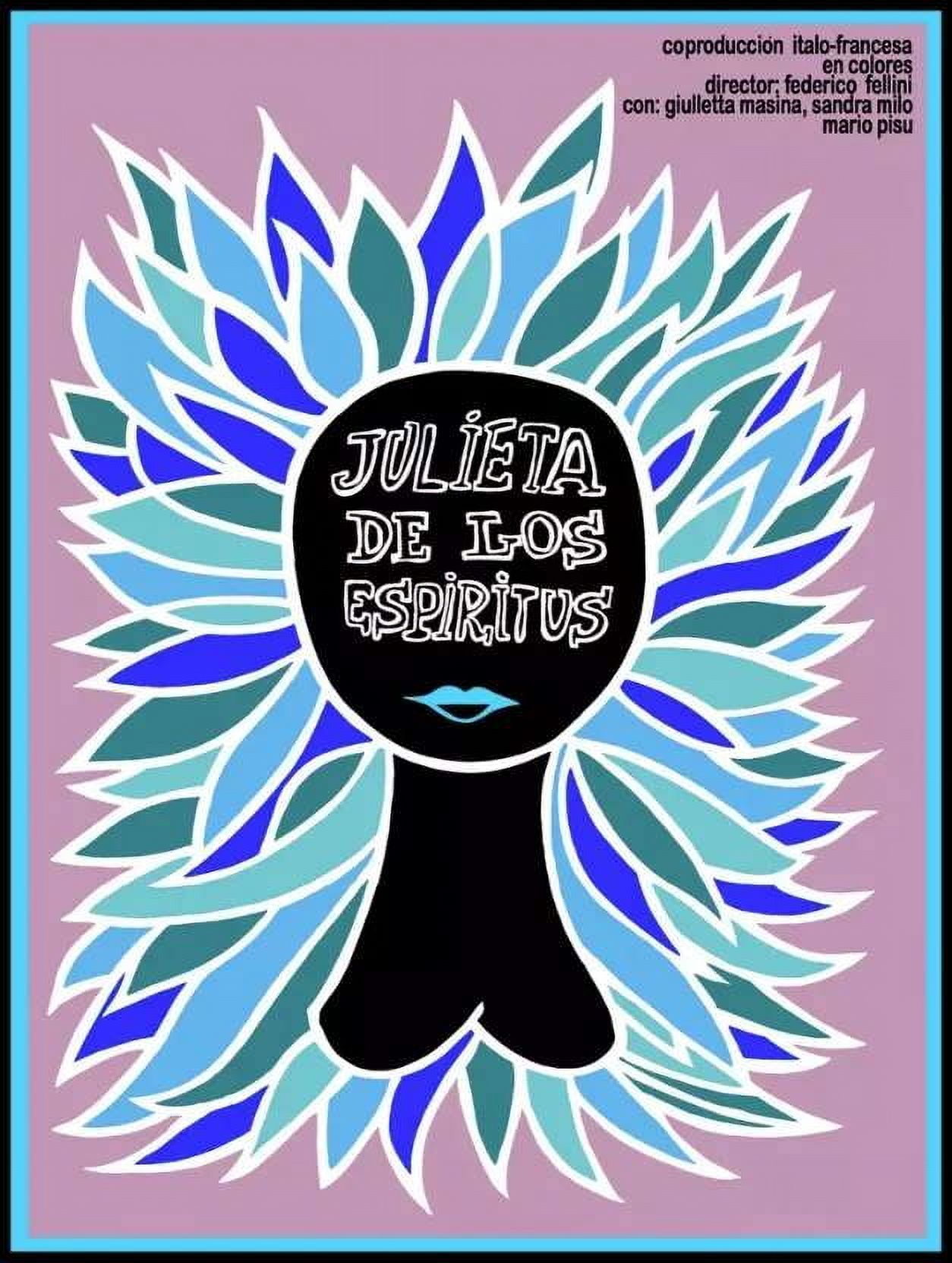 .Decoration Poster.Julieta de los Espiritus.Spanish Fellini movie.Home ...