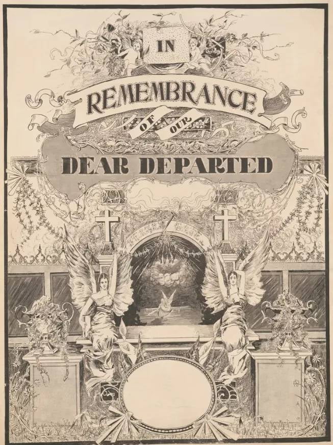.Decoration Poster.Room Wall art.Home decor.Victorian Funeral ...