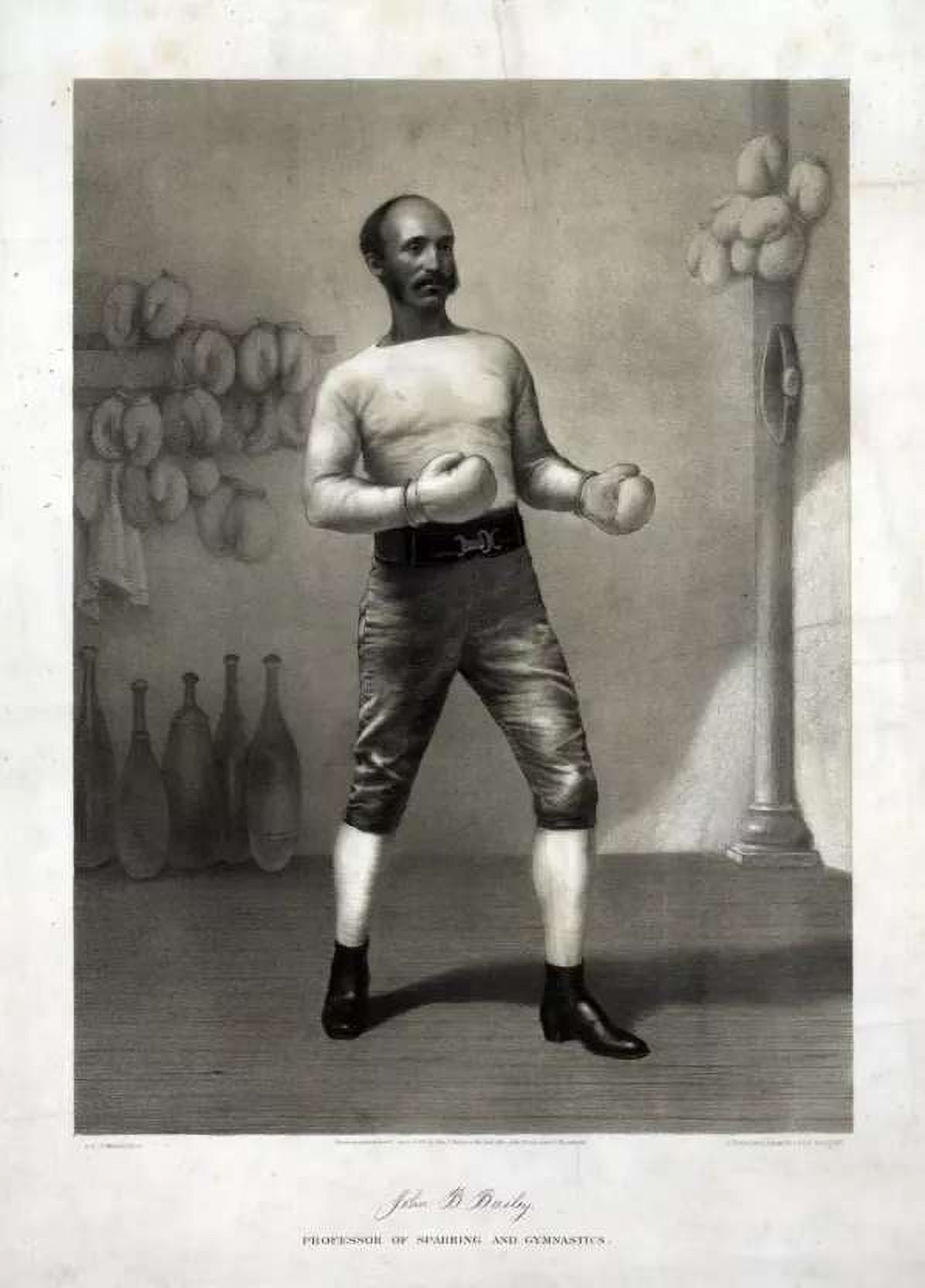 .Decoration Poster.Room interior.Wall design art.John Bailey Sparring ...