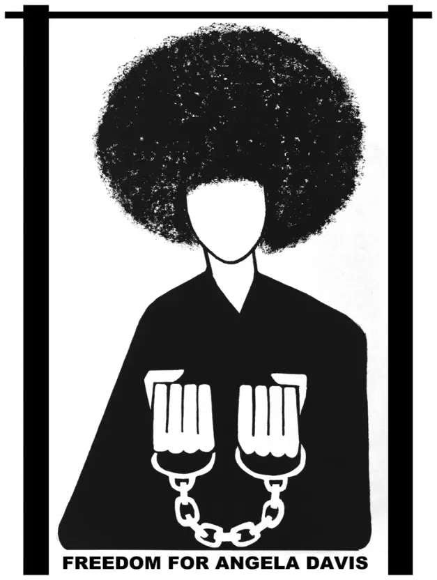.Decoration Poster print.Home Room wall art design.Freedom for Angela Davis 16 x 24 Inch Poster ...