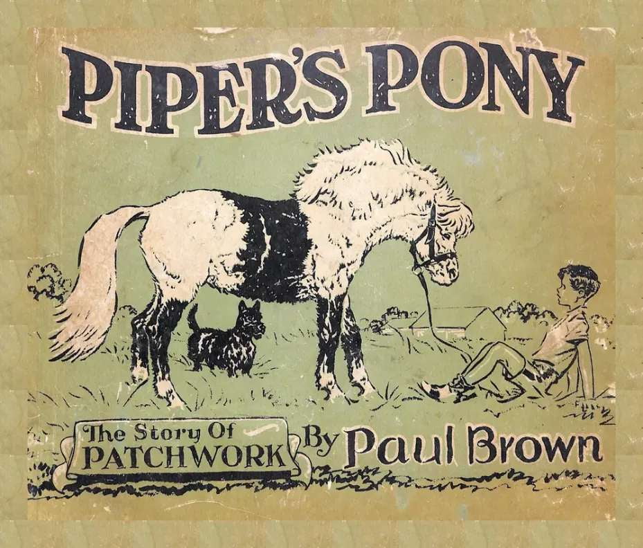 .Decoration Poster print.Home Room wall art design.Piper Pony Horse ...