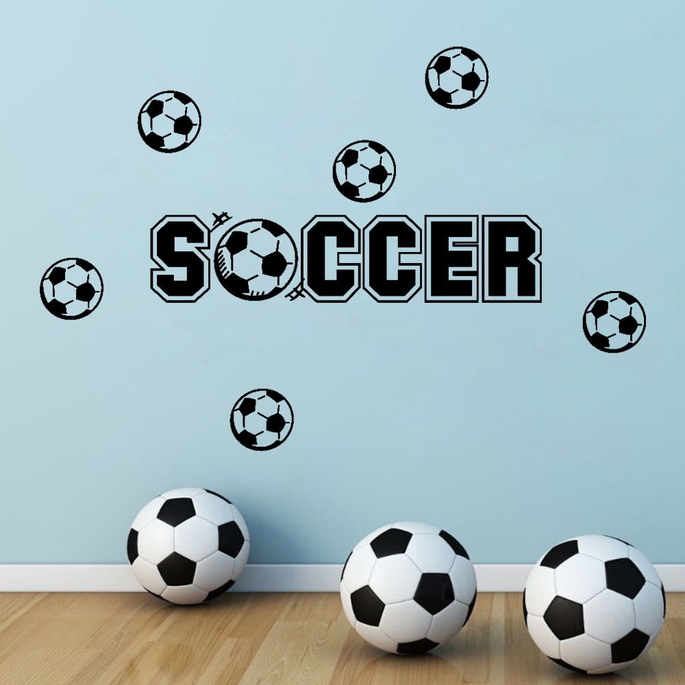 Decoration Soccer Removable Art Mural Home Room Decor Wall Wall Murals ...