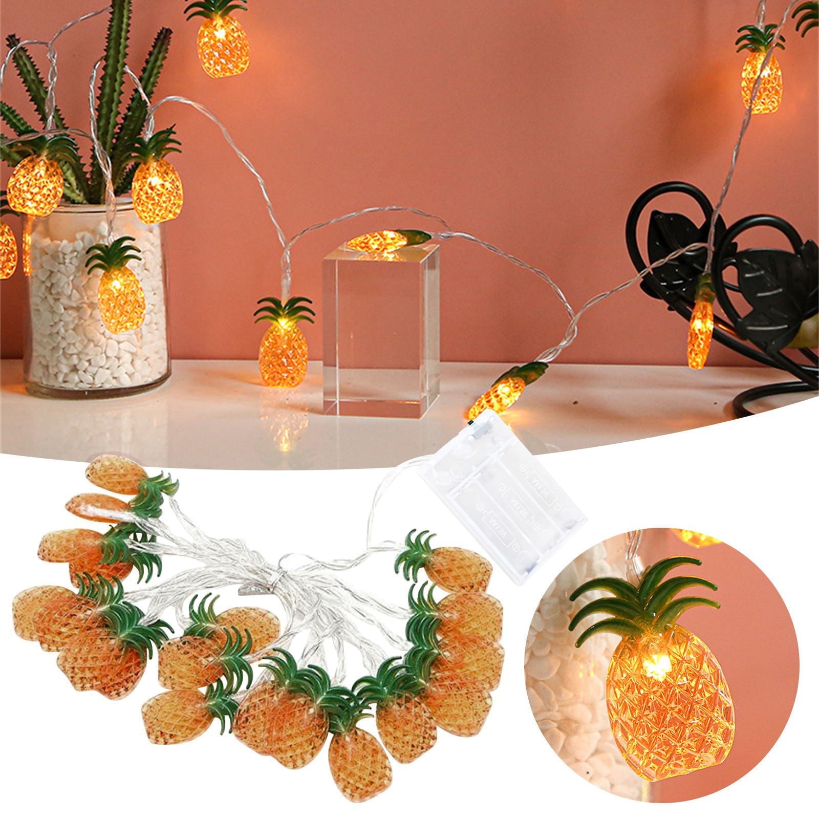 Decoration String Light Pineapple String Lights 20 Pineapple ...