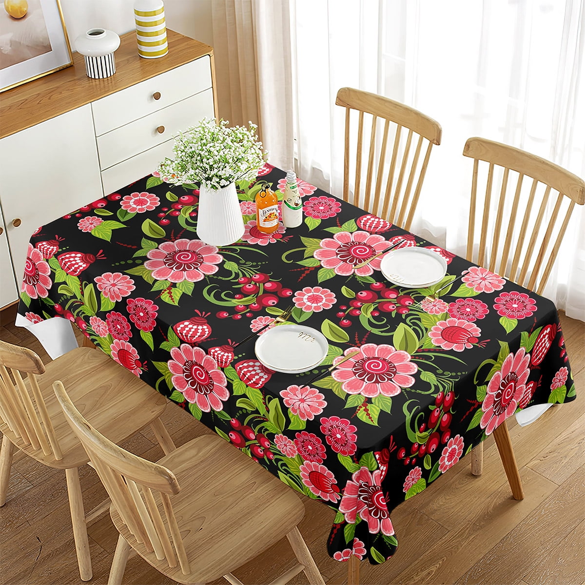 Decoration Table Coffee Kitchen for Cover Table Rectangle Aesthetic ...