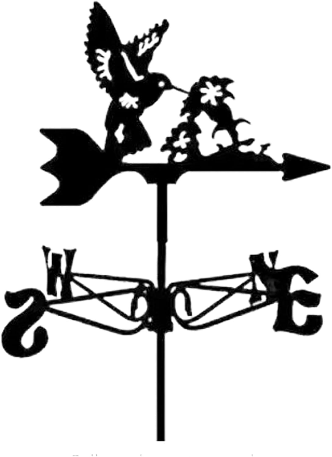 Decoration Weathervane with Roof Mount Weathercock Cast Iron Wind Vane ...