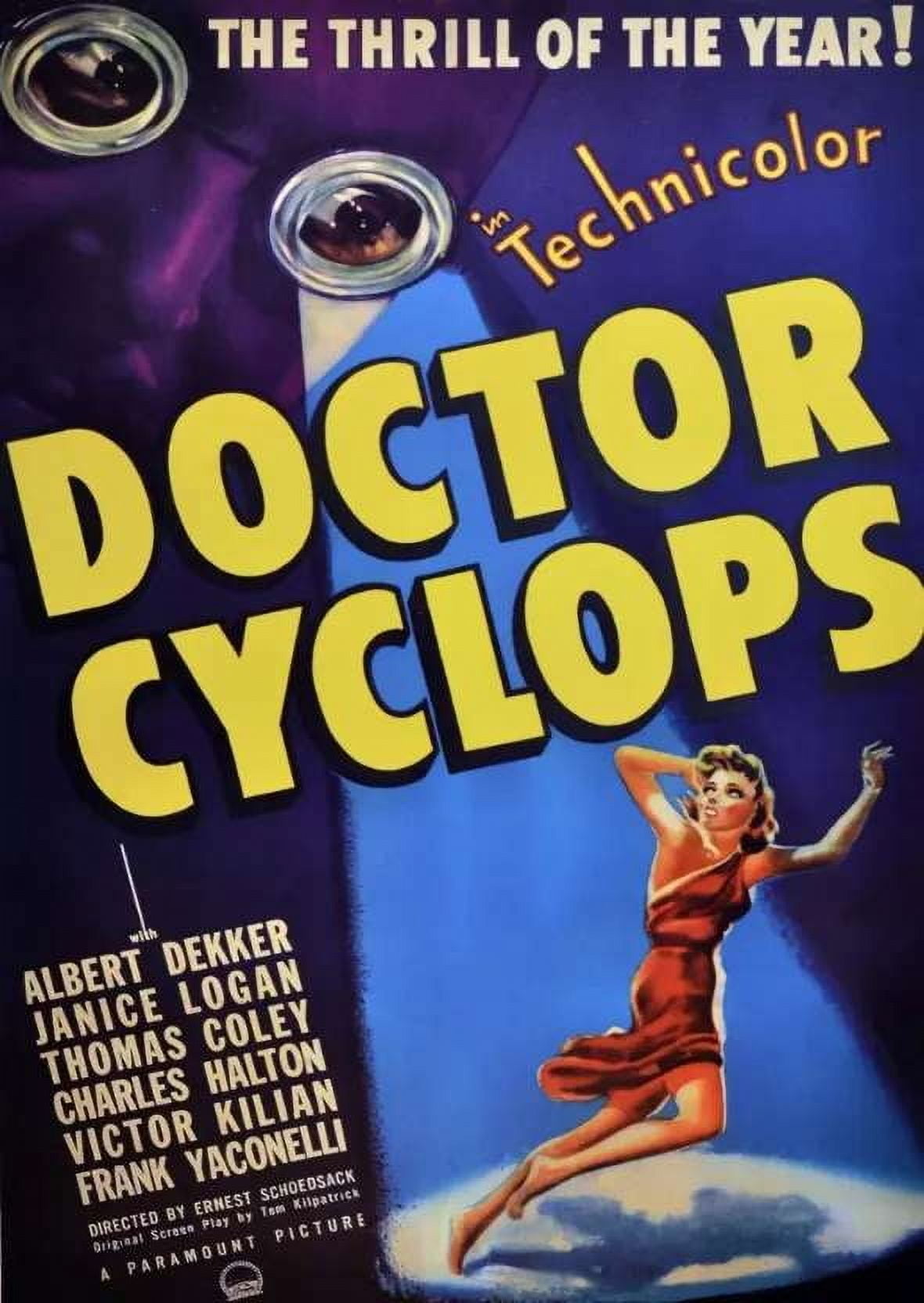 Decoration movie Poster.Home Room Interior design.Dr.Cyclops film. 24 x ...