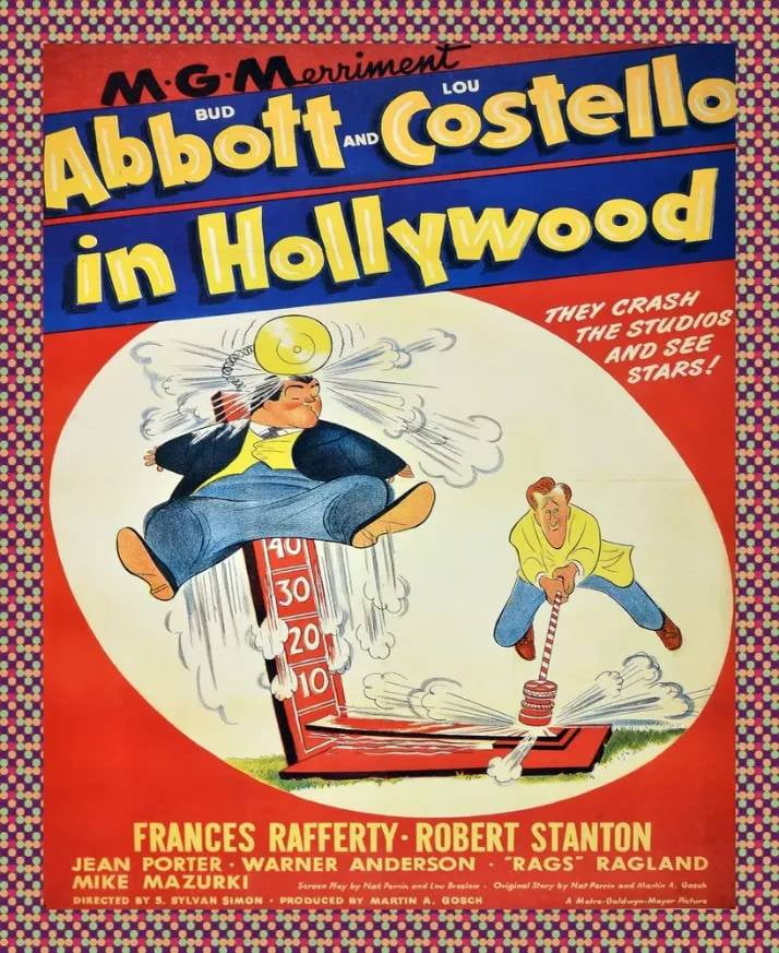 .Decoration movie Poster.Home Room wall art design.Abbott Costello ...