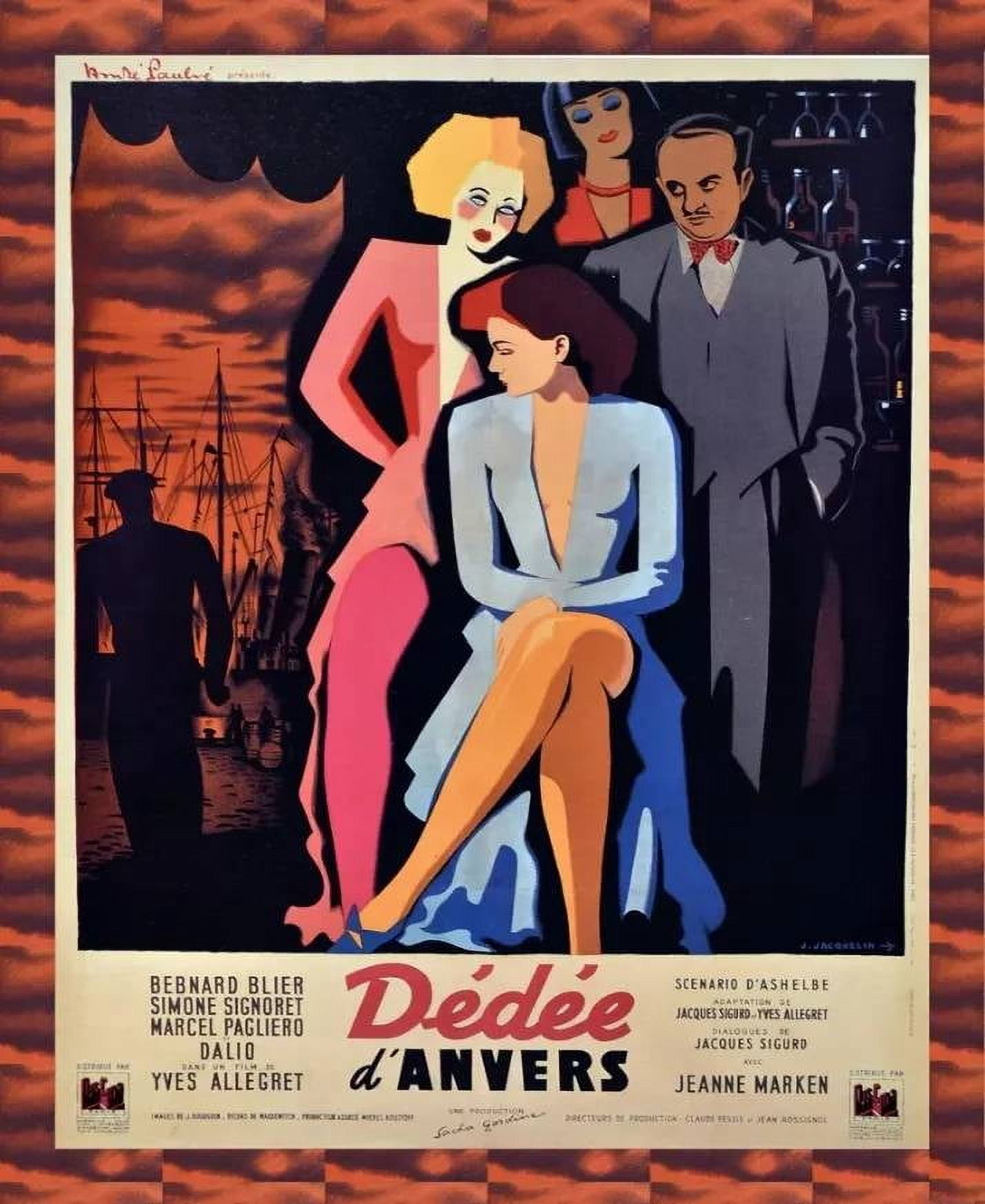 .Decoration movie Poster.Home Room wall art design.Dedee Anvers French ...