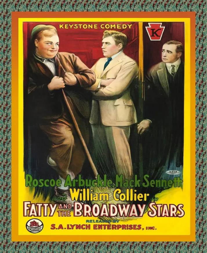 .Decoration movie Poster.Home Room wall art design.Fatty Arbuckle comedy 11 x 17 Inch Poster ...