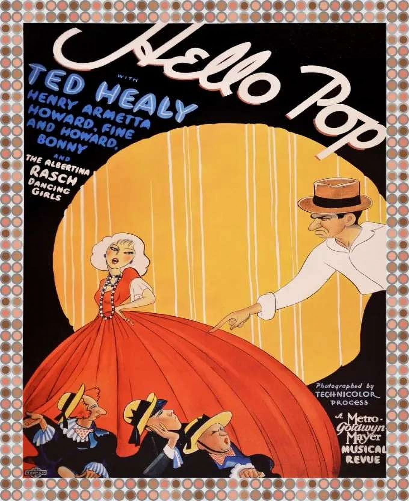 .Decoration movie Poster.Home Room wall art design.Hello Pop Red dress ...