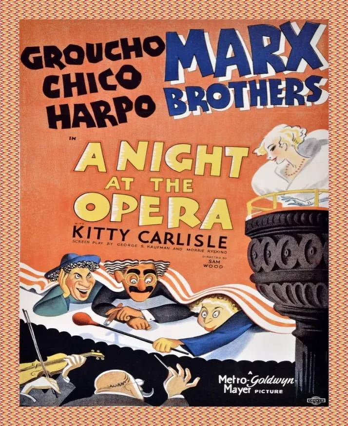 .Decoration movie Poster.Home Room wall art design.Marx Brothers comedy ...