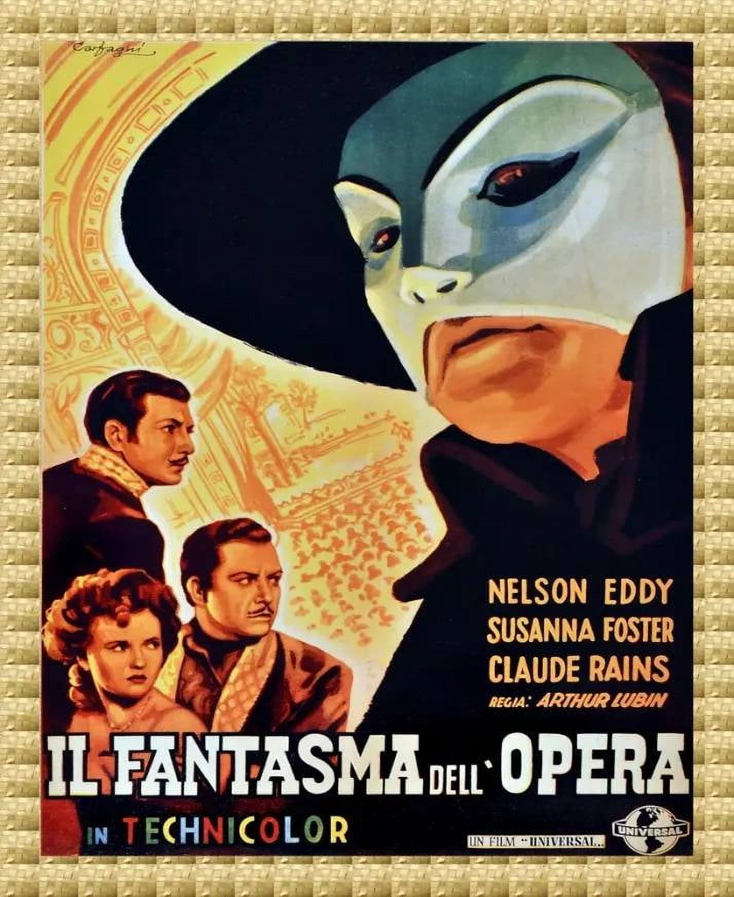 .Decoration movie Poster.Home Room wall art design.Phantom of Opera ...