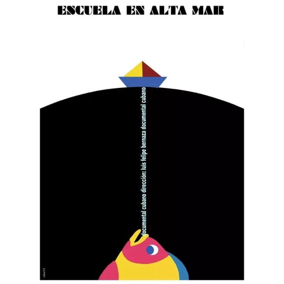 Decoration movie Poster.School in the High Seas.Spanish.Fishing wall ...