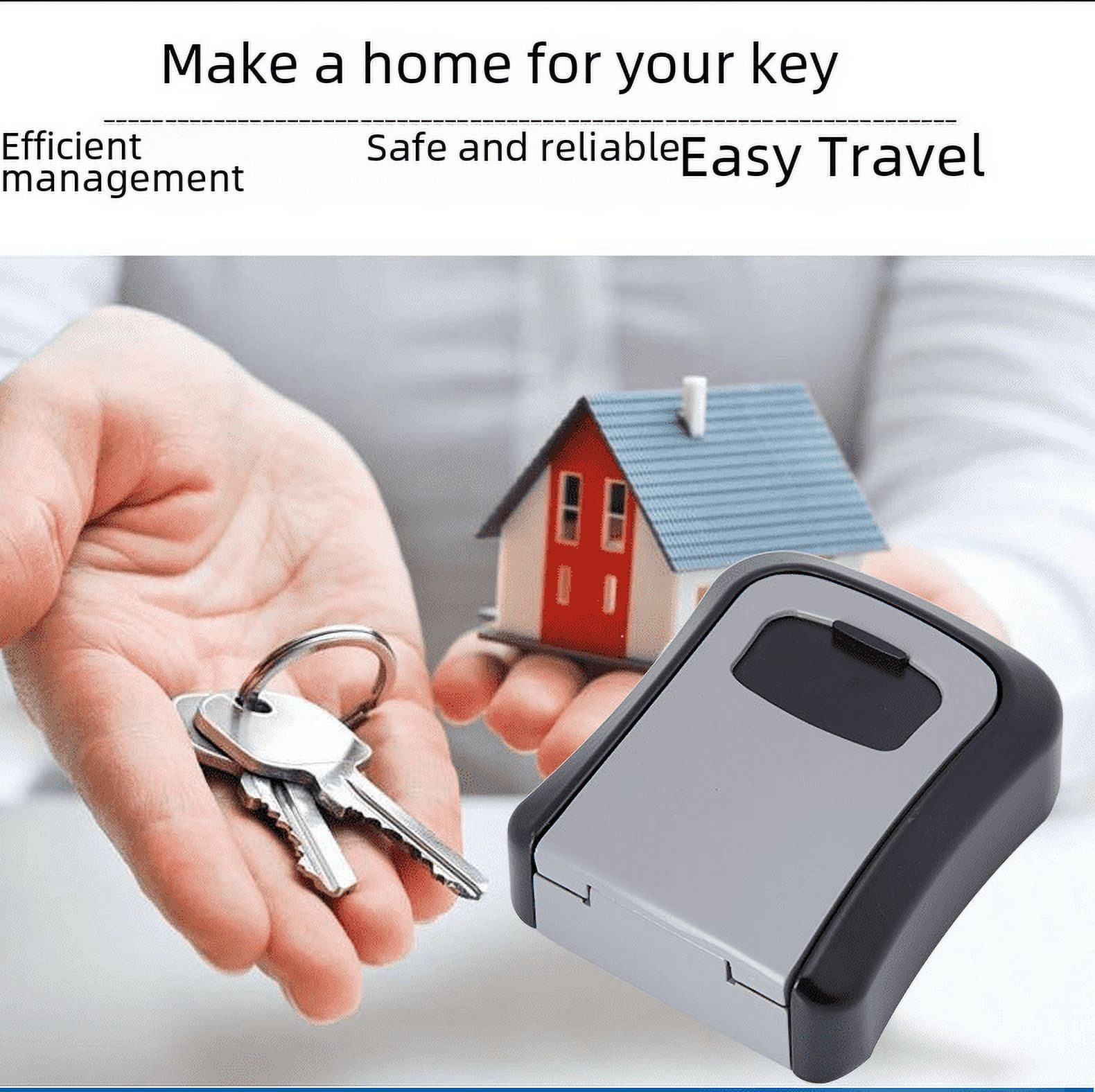 Decoration site key box combination lock door Cat's Eye metal storage ...