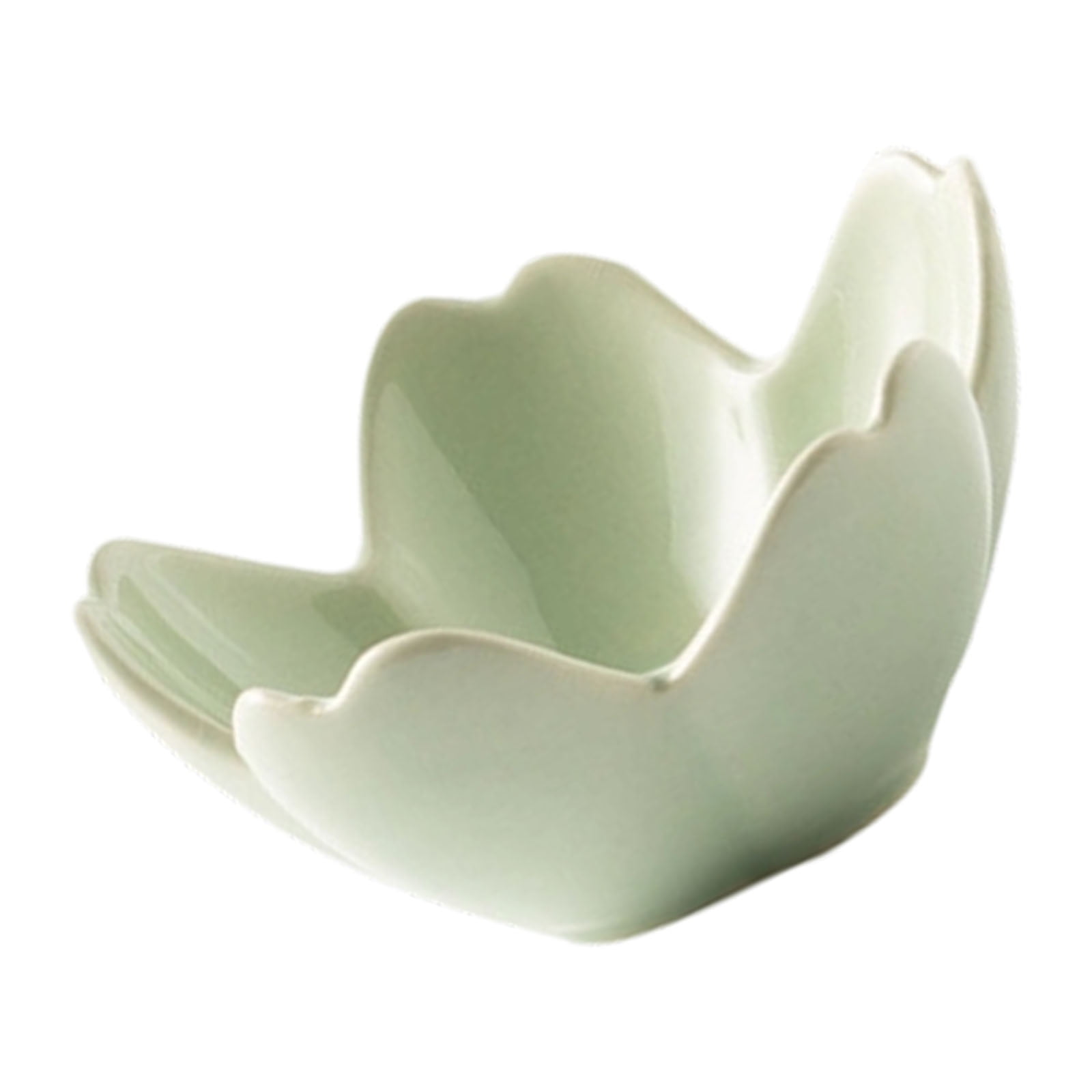 Decorationative Ceramic Jewelry Bowl Flower Shape Bathroom Countertop ...