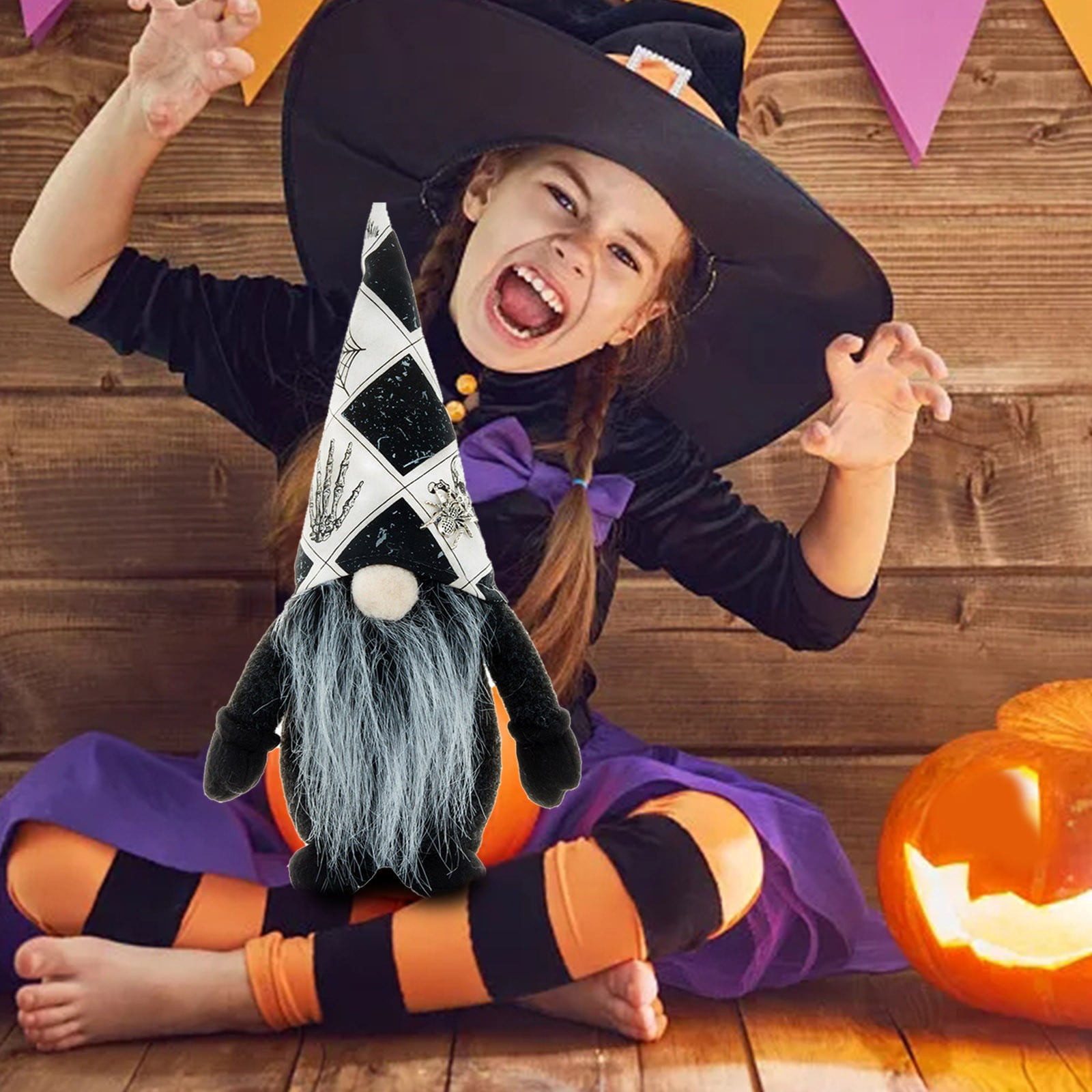 Decorations Festival Head Old Man Figurine Set For Night （1 PC ...