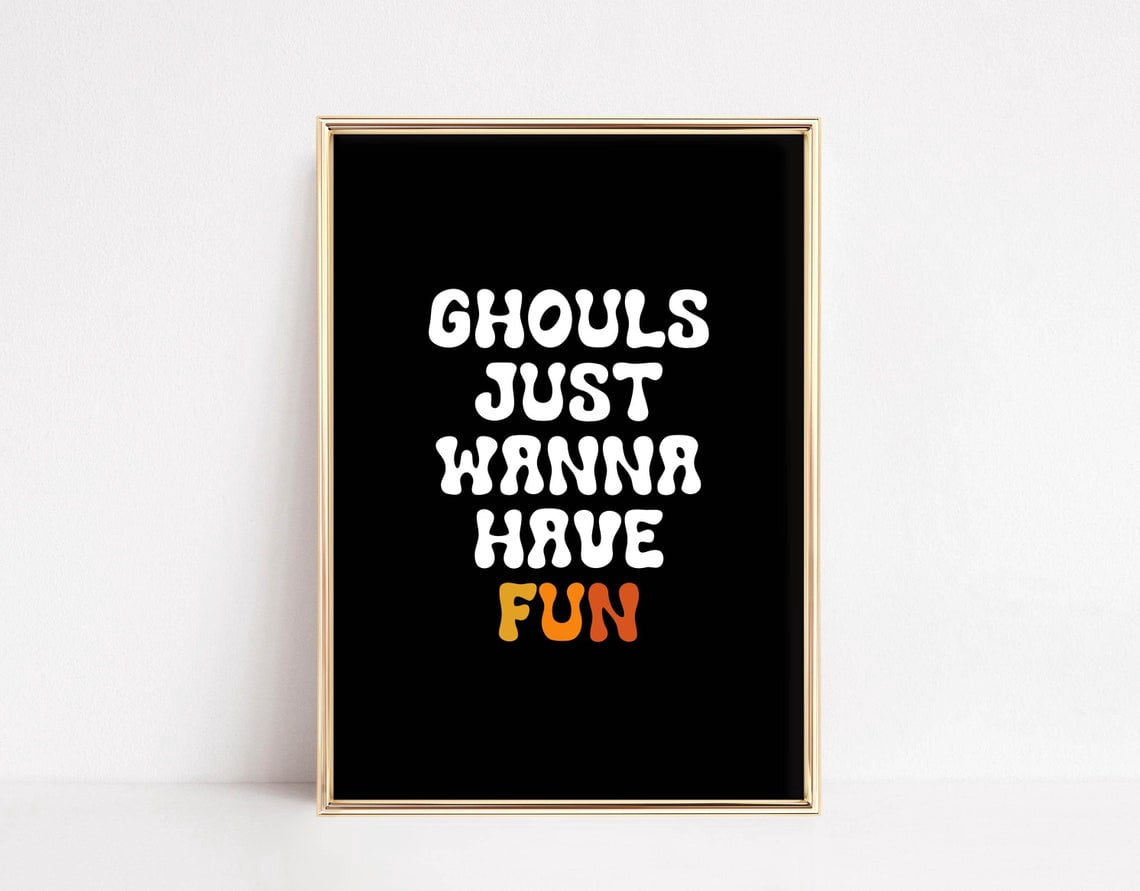 Decorations Wall Art Fall Decor Home Poster, Unframed Size 12x18 ...