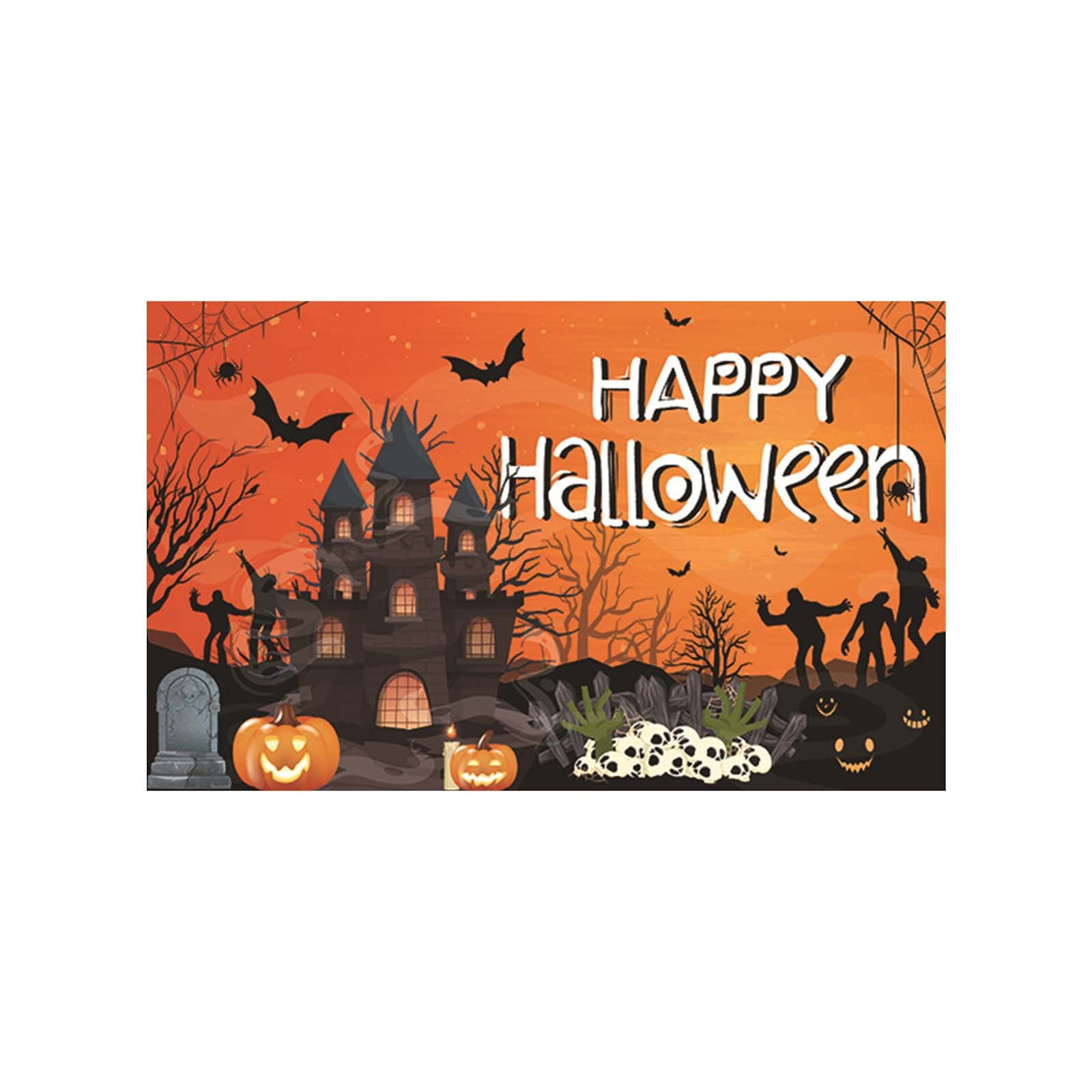 Decorations With Bats Skeletons And Scenes For Atmosphere For Photo And ...