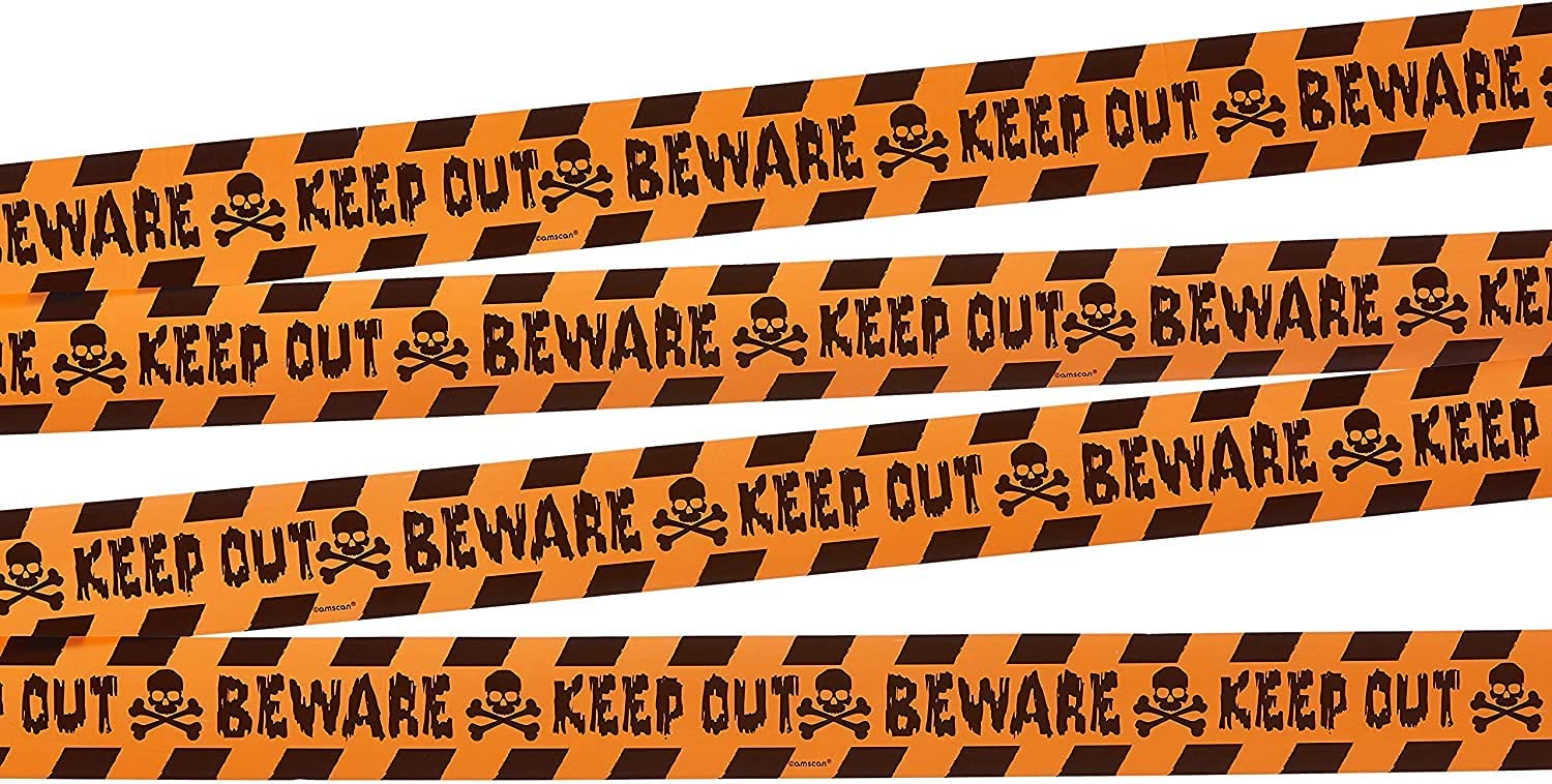 Decorative 100 ft Halloween Keep Out Tape - Walmart.com