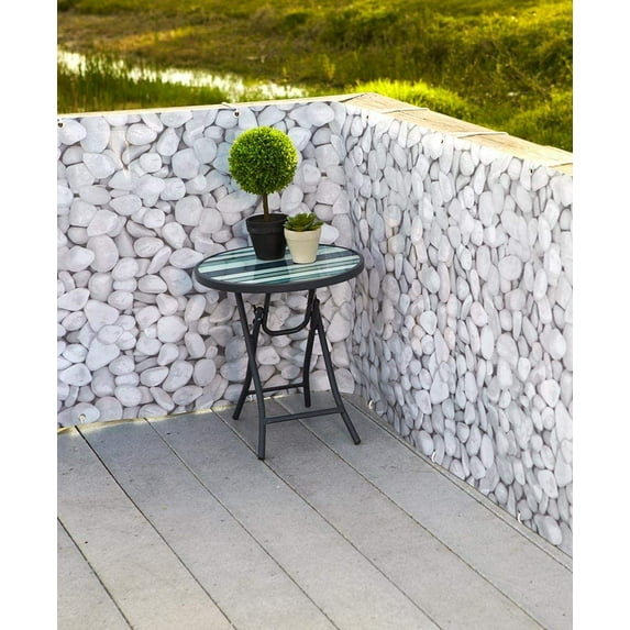 Decorative 15ft. Design Deck and Fence Privacy Screen Netting - Walmart.com