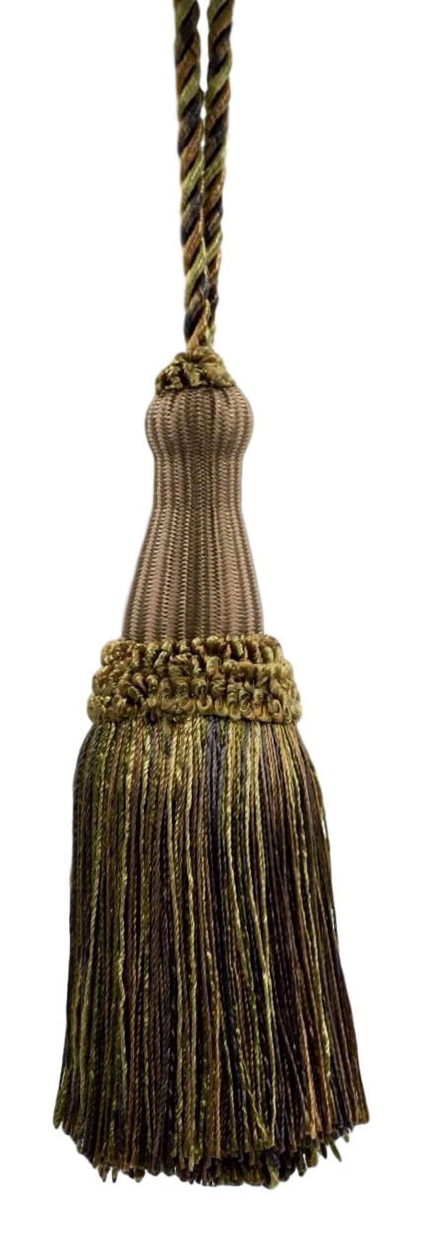 Decorative 5 1/2" (14cm) Key Tassel, 5 1/2" (14cm) Loop # KTC055 ...