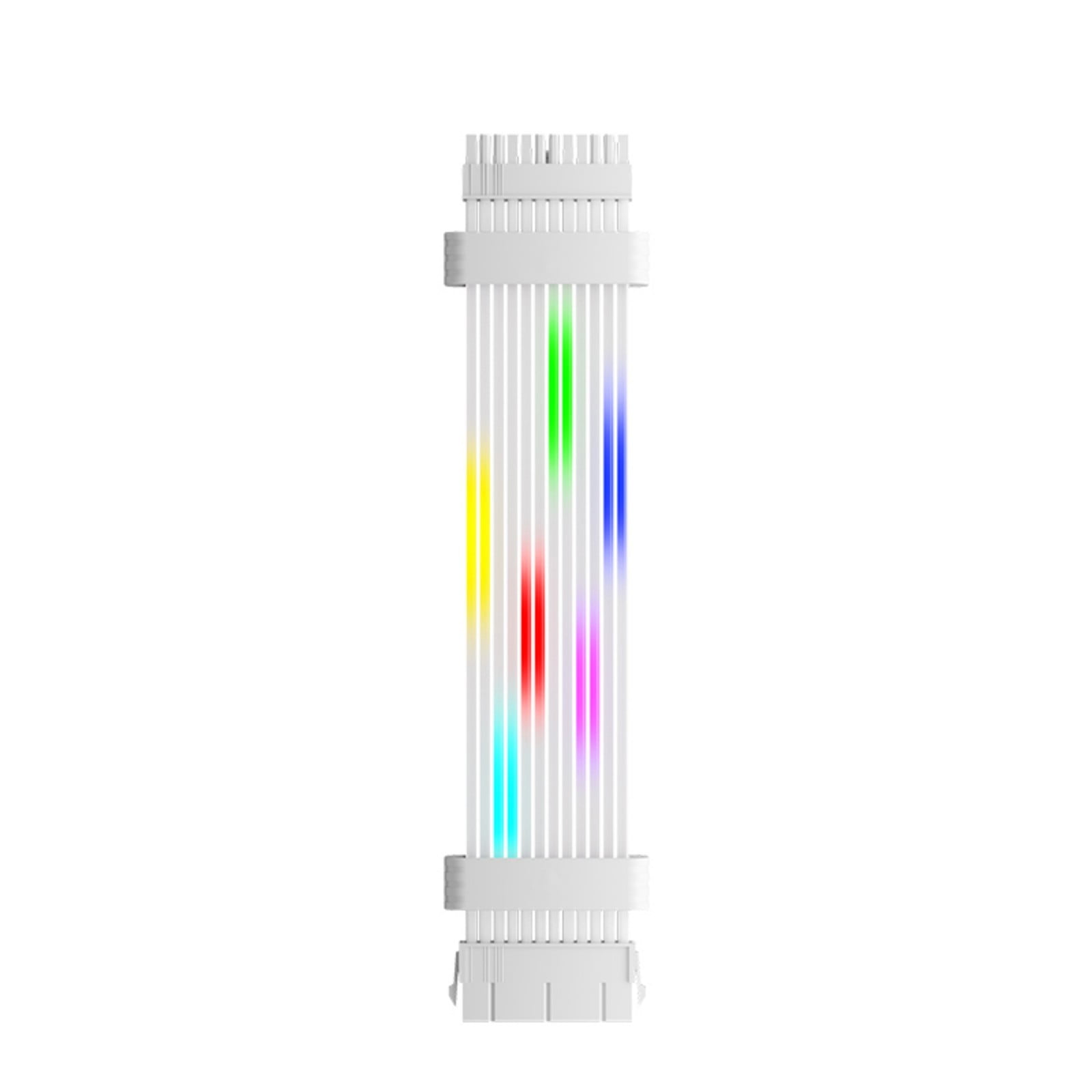 Decorative ARGB 24Pin GPU Power Extension Cable Wireless Lighting ...