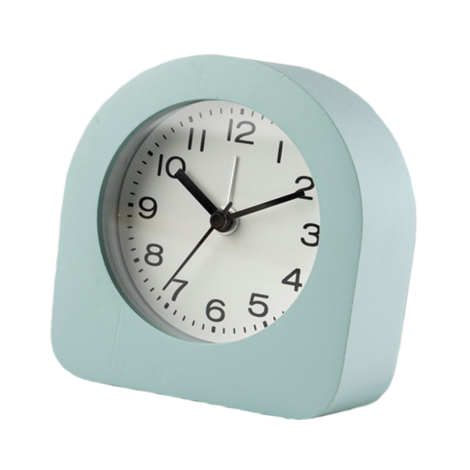 Decorative Analog Clock Night Light Soft Glowing Quiet Snoozes Bedroom ...