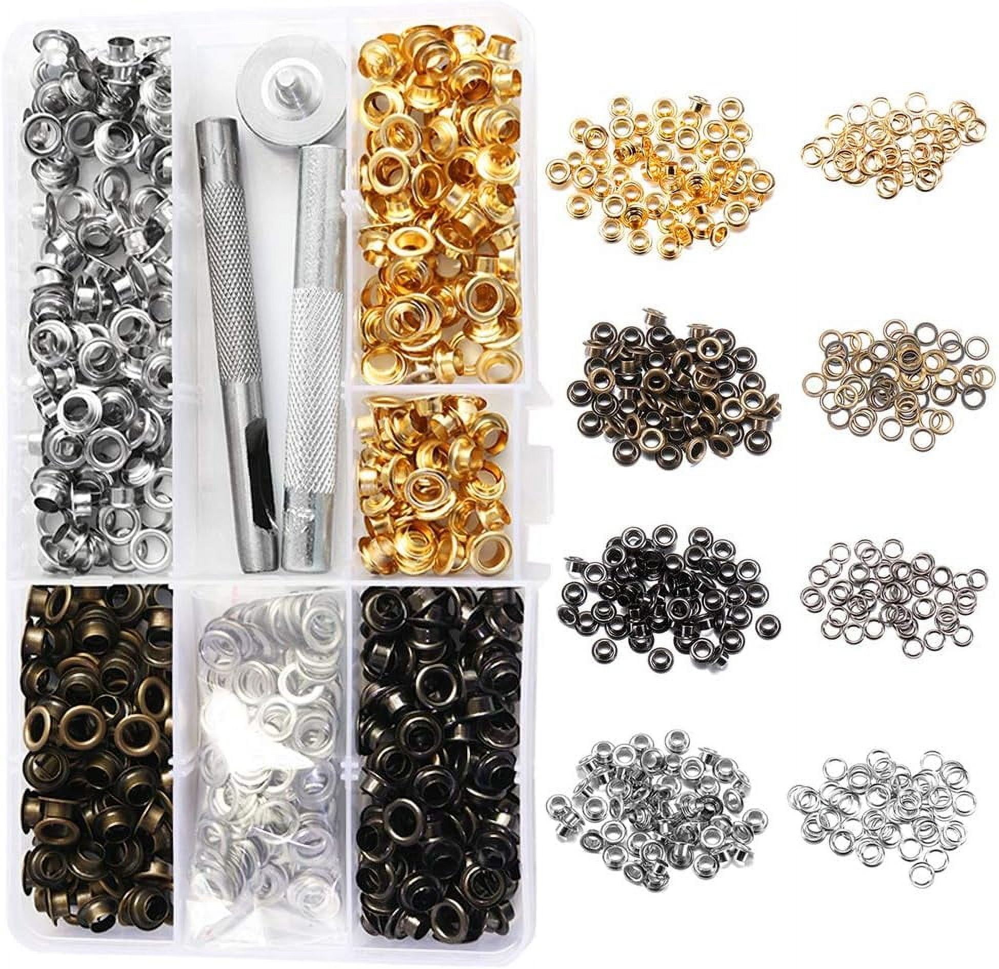 Decorative And Functional, 400Pcs Self-Backing Grommets, Enhance Your ...