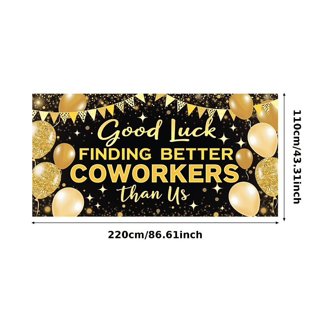 Decorative Banner Farewell Celebration Festive Design Golden Theme ...