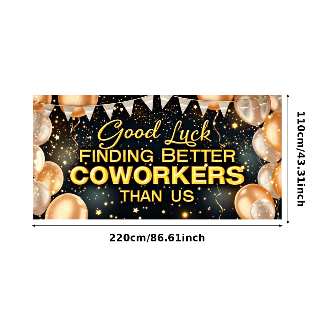 Decorative Banner Farewell Celebration Festive Design Golden Theme ...