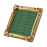 Decorative Baroque Style Photo Frame with Rectangular Grid Insert for ...