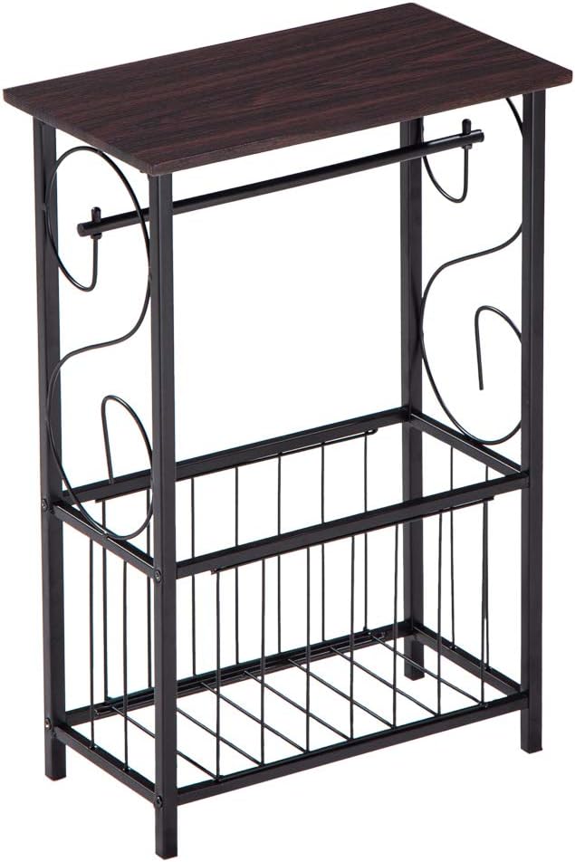 Decorative Bathroom Table,Side Table Toilet Paper Storage Table Stand ...