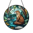 Decorative Beaver Stained Glass Suncatcher – Nature Animal Window Art ...