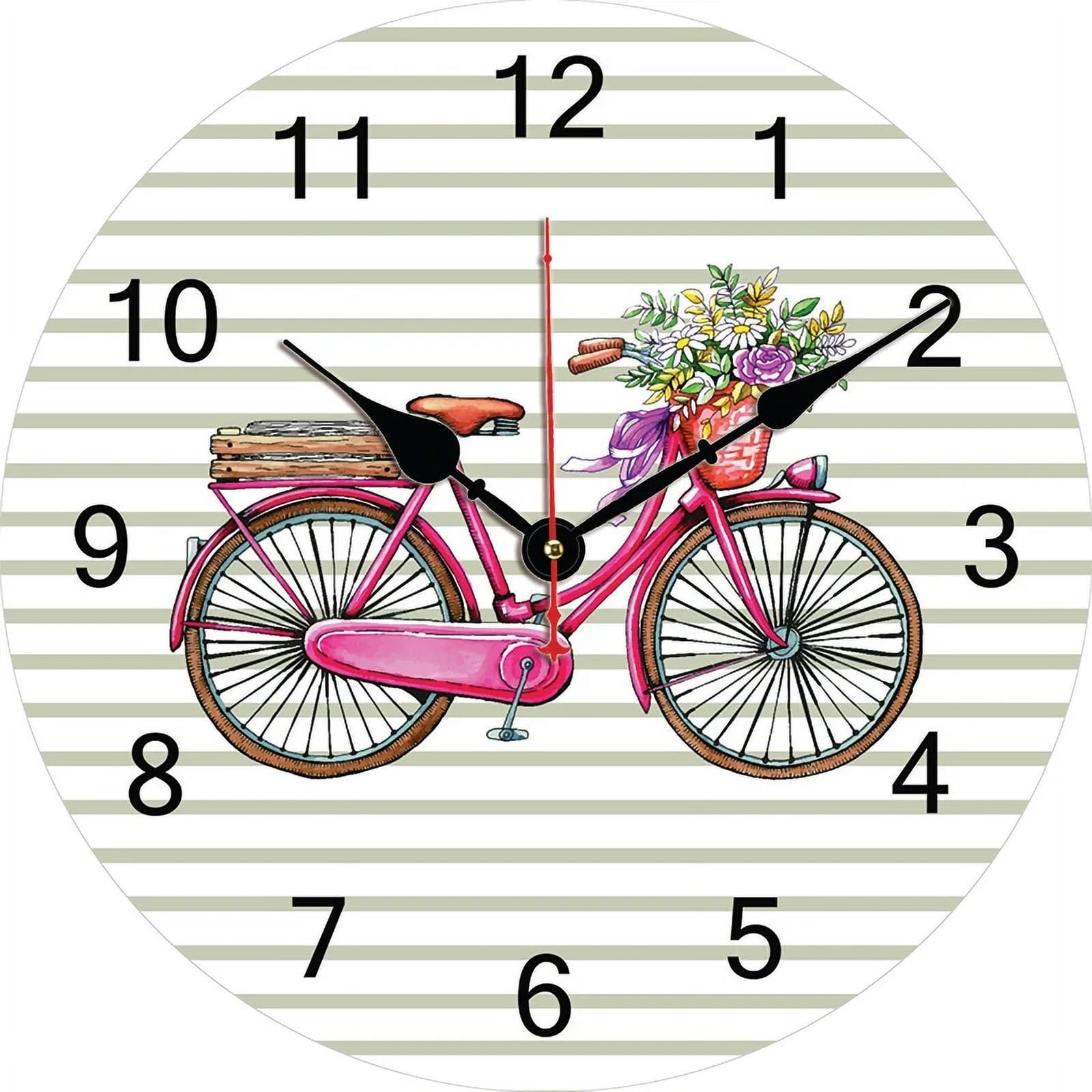 Decorative Bedroom Home Wall Gifts Friends Lovers Family Clock Silent ...