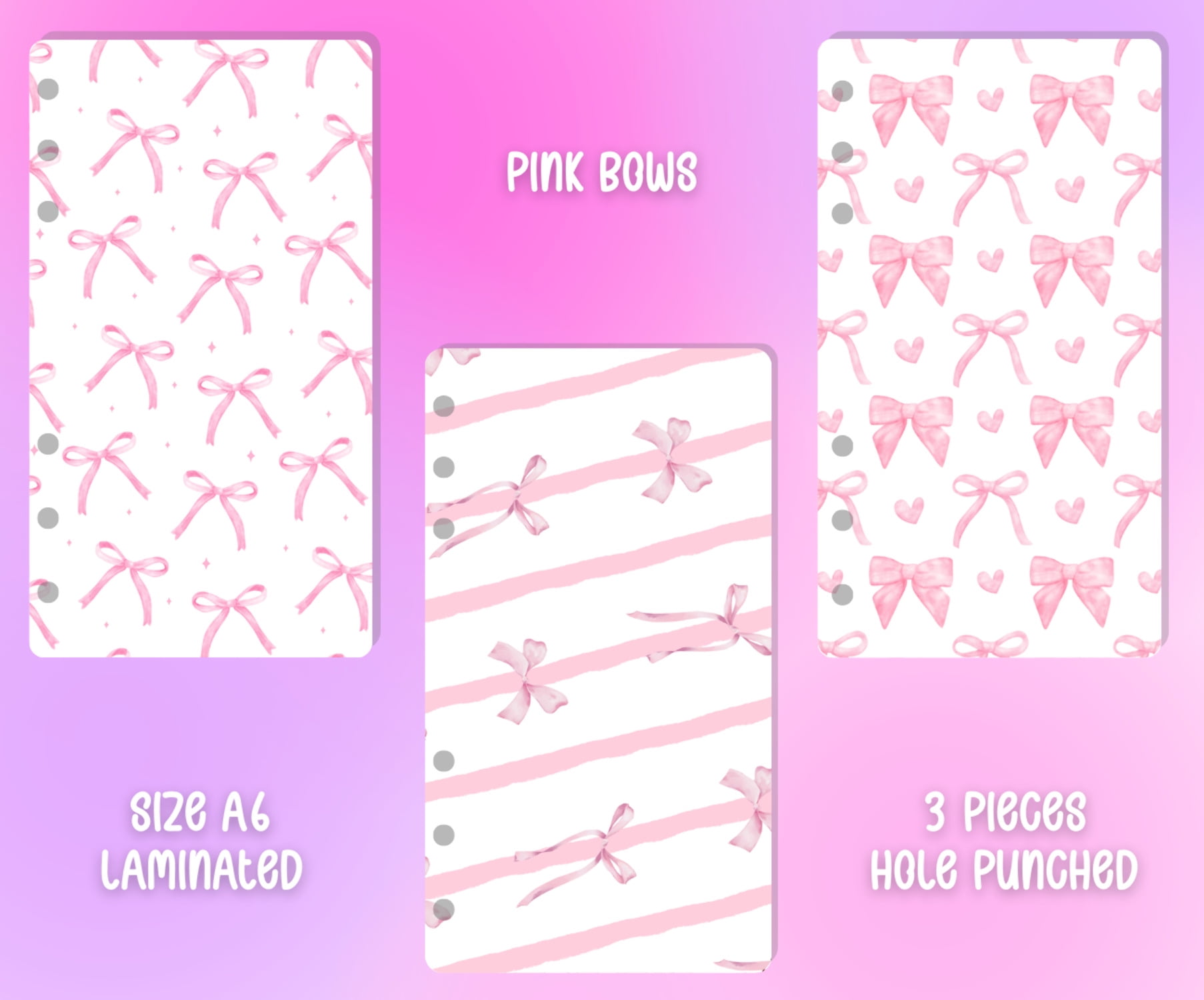 Decorative Binder Dashboards A6 - 3pcs - Walmart.com