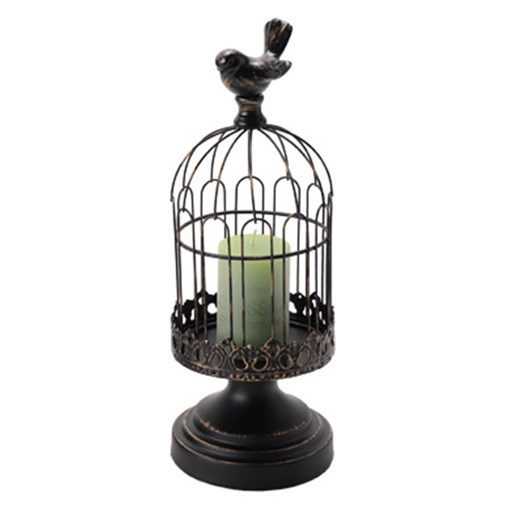 Decorative Bird Cage Candle Holder Vintage Candle Lanterns for Wedding ...